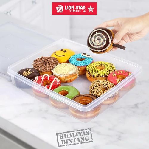 Jual Kotak Tempat Kue donut TEBAL LionStar Dicky / Donat Lion Star K5 BC11 - Kota Tangerang ...