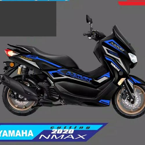 Jual Striping cutting sticker New Nmax 2020 5 warna kombinasi - Biru ...