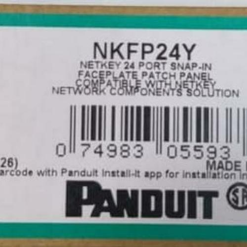 Jual Panduit Netkey Frame Patch Panel 24 Port NKFP24Y - Jakarta Pusat ...