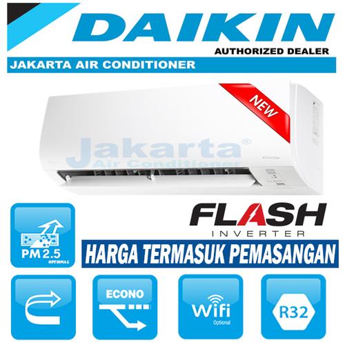 Jual AC DAIKIN FLASH INVERTER 1,5 PK FTKQ 35 TERMASUK PEMASANGAN - 0 ...