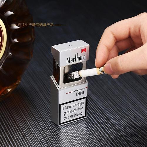 Jual Asbak Rokok Portable Enclosed Ashtray Stainless Steel Premium Kado ...