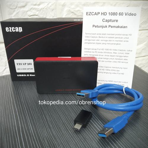 Jual EZCAP 261 USB 3.0 HDMI Capture Game Live Streaming - EZCAP 321C - Jakarta Pusat - OBREN ...