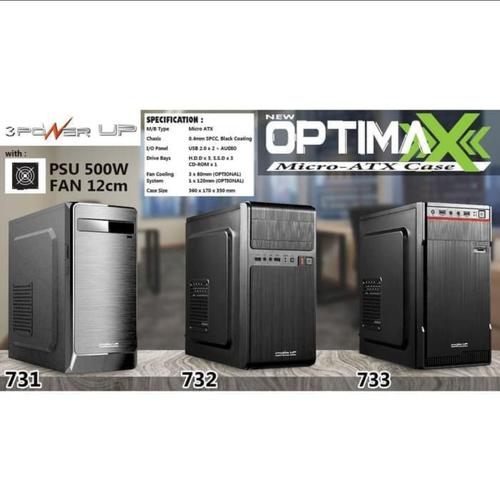 Jual CASE PC POWER UP OPTIMAX + PSU CASING KOMPUTER - Kab. Tangerang ...