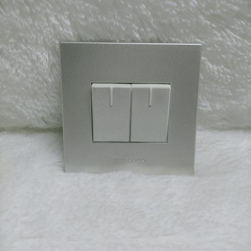Jual PANASONIC SAKLAR SERI + PLAT 2 GANG STYLE E SILVER - Kota Medan ...