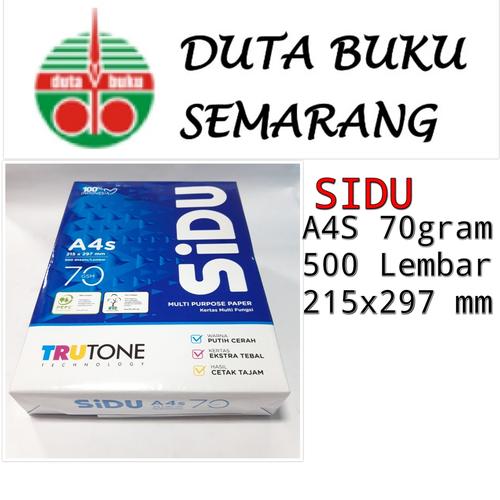 Jual 70gr Kertas HVS A4 S 70 gr Sidu 1 Rim A4S PUTIH - Kota Semarang ...