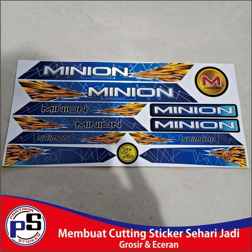Jual Frame Sticker Decal Sepeda Minion - MI1 - Kab. Pemalang - Pratama ...