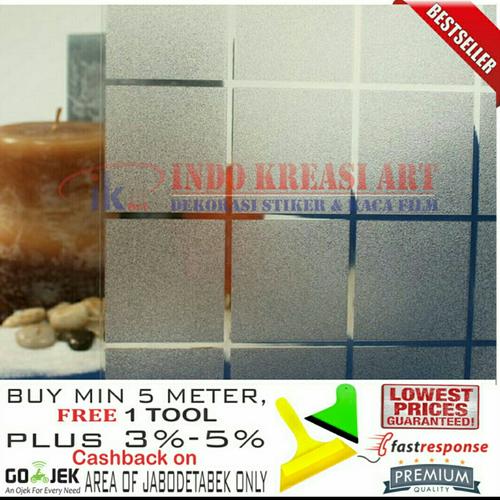 Jual STICKER KACA FILM SANDBLAST MOTIF BERCAK AIR - Kota Tangerang ...