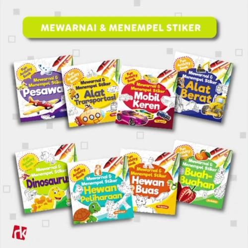 Jual Seri mewarnai dan Menempel sticker - Kab. Bogor - faqihbookstore ...