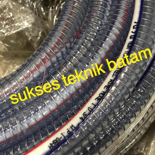 Jual Selang kawat spiral 3" (75mm) selang spring hose 3 inc (75mm ...