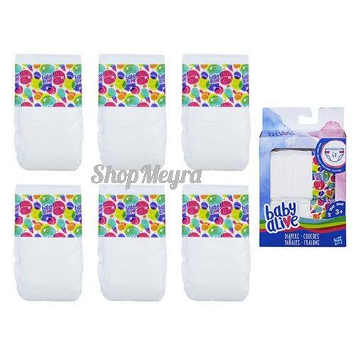 Jual Baby Alive-Refill Diapers 6pack - Isi 4 pcs - Jakarta Barat - Happy Bunny Toys | Tokopedia