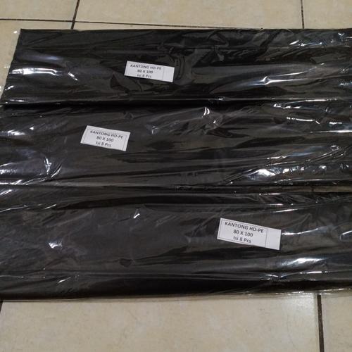 Jual Plastik sampah hitam uk 80 x 100 cm , kantong plastik sampah tras ...