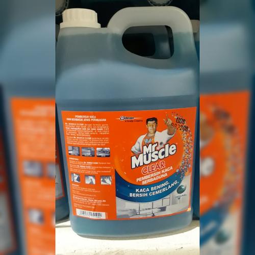 Jual Mr Muscle Clear Pembersih Kaca 4 Liter-Glass Cleaner Jerigen ...