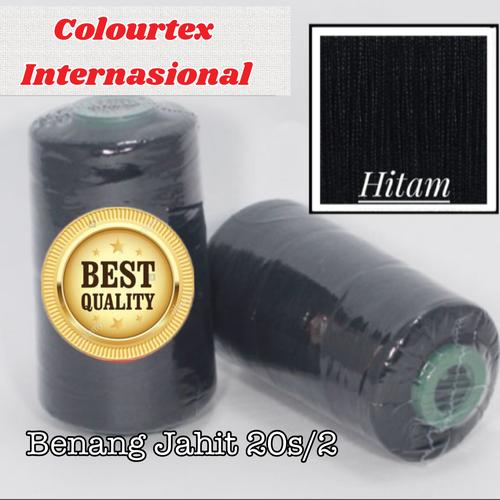 Jual Benang Jahit Spun Polyester 20/2 kode warna Black ( Baju - non ...