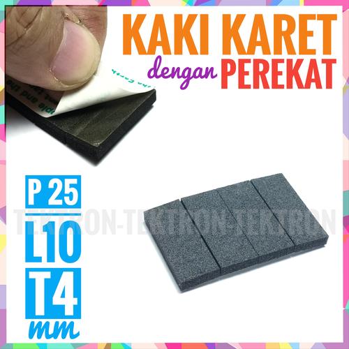 Jual Kaki Karet Spon 2.5x1cm dengan perekat bantalan kaca ganjal box 4 ...
