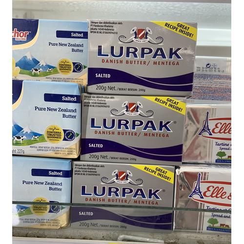Jual LURPAK DANISH BUTTER SALTED 200GRAM - Kota Tangerang Selatan ...