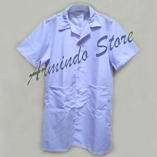 Jual Jas Lab Jas Laboratorium Lengan Pendek - Putih, XL - Kota Surabaya ...