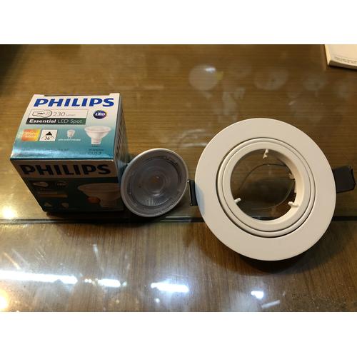 Jual Downlight led philips 3watt / downlight MR16 philips 3watt - with ...