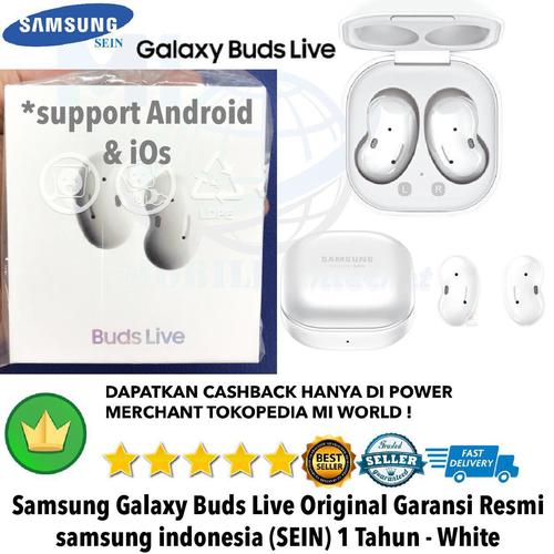 Jual Samsung Galaxy Buds Live 2020 budslive Bud wireless Earbuds RESMI ...