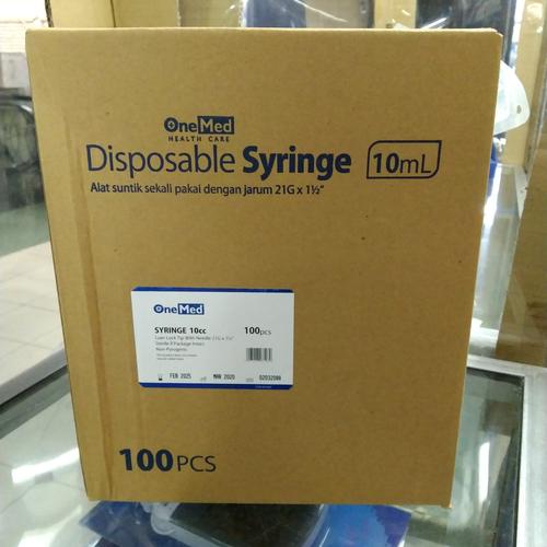 Jual syringe spuit 10 cc/ml onemed - Onehealth - Jakarta Barat - Healthy Buddy Medical | Tokopedia