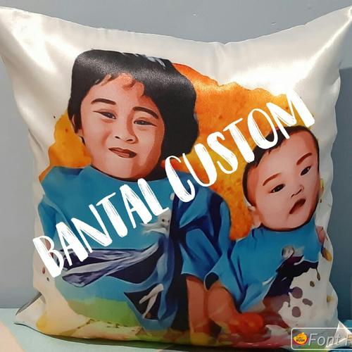 Jual Bantal custom, ukuran 40x40, foto bisa dibantu untuk jadi ...