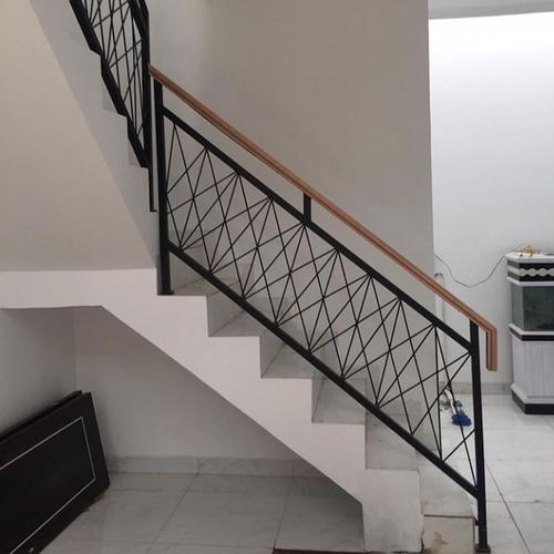 Jual Tangga ralling minimalis / ralling tangga Pegangan kayu - Kota ...