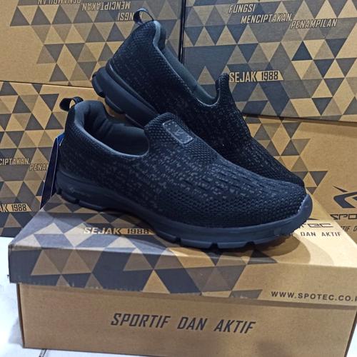 Jual sepatu Casual pria merk Spotec hitam Original - Jakarta Timur ...