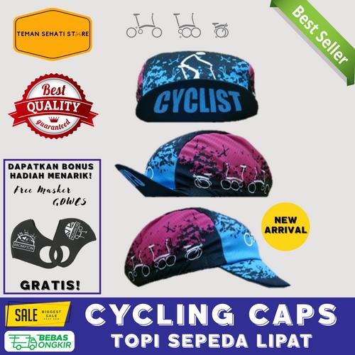 Jual CYCLING CAPS TOPI SEPEDA LIPAT PRIA WANITA 3SIXTY DAHON FNHON ...