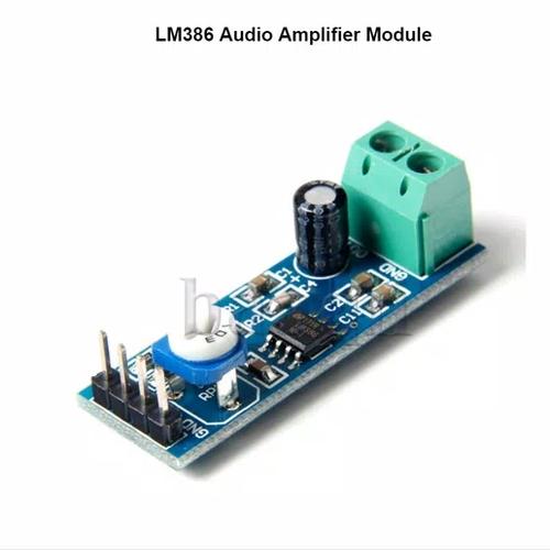 Jual LM386 Audio Amplifier Module 5V-12V with Adjustable volume control ...