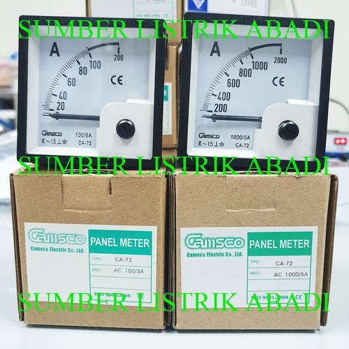 Jual Camsco Taiwan panel meter / amper meter CA-72 / CA 72 - 50/5 ...