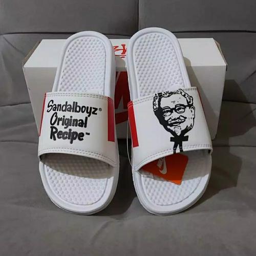 Jual sandal pria nike kfc boy grade original - Putih, 39 - Kab ...