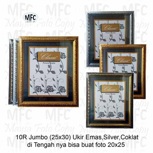 Jual Bingkai 10r Jumbo (25x30 Cm) ukir Emas,silver,coklat - Emas ...