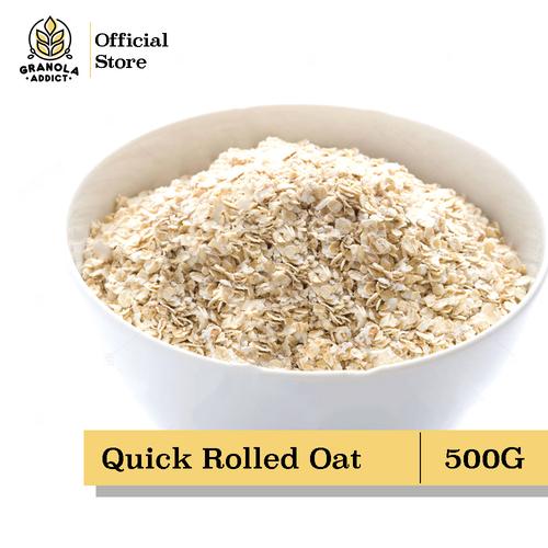 Promo Quick Rolled Oat / Gandum Instant 500G - Granola Addict ...