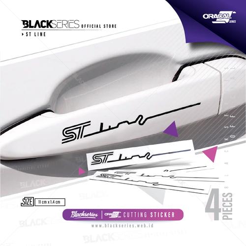 Jual Stiker ST Line | Cutting Stiker Handle Mobil - Hitam - Kab ...