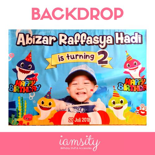 Jual Spanduk backdrop banner photobooth ulang tahun anak - 1,5 x 1m ...