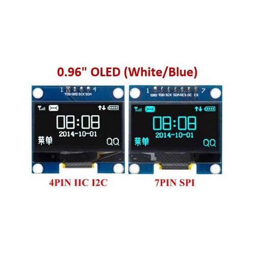 Jual 0.96 Inch OLED SSD1306 128X64 i2C SPI 0.96" LCD Display Module Arduino - SPI WHITE - Kota ...