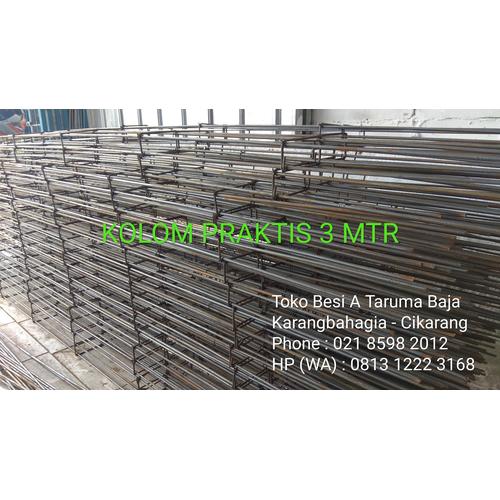 Jual Kolom Praktis 3 mtr, 4 x Ø 8 SNI TP280, R 7 x 12 Ø 5mm (Jarak 35 ...