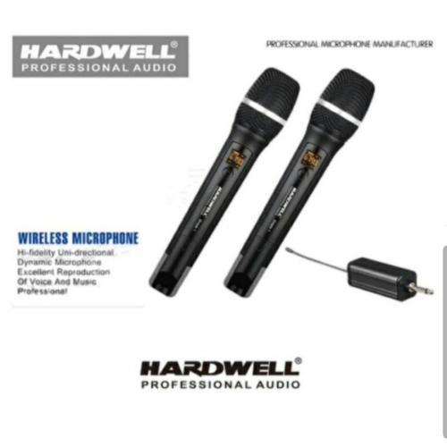Jual MIC WIRELESS HARDWELL Simple-1 ORIGINAL DUA MICROPHONE - Jakarta ...