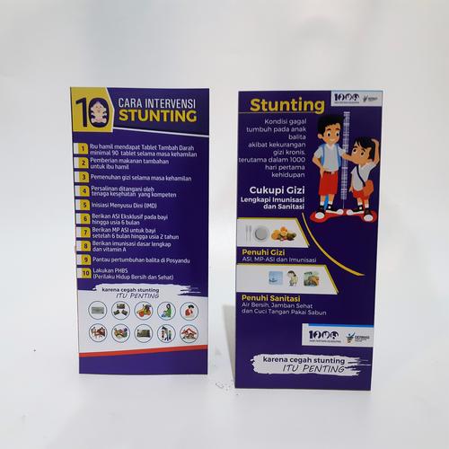 Jual Flyer Stunting, Paket Murah Brosur Mini bertema Stunting - Paket ...
