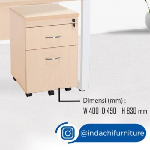 Jual Laci Dorong 2 Laci Meja Kantor Inco DW Fluix Warna Maple - Jakarta ...