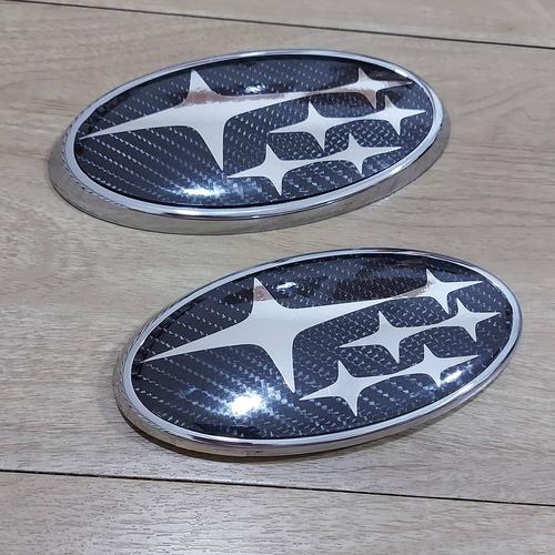Jual Stiker set overlay emblem Subaru XV Forester Impreza - Carbon ...