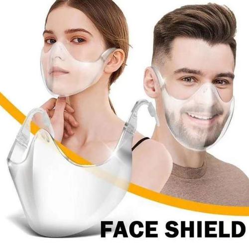 Jual Masker Transparan Original Masker Bening Clear Face Shield PM 2.5 ...