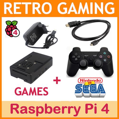 Jual Paket Raspberry Pi 4 Retro Gaming Nintendo Sega SNES Mame GameBoy ...