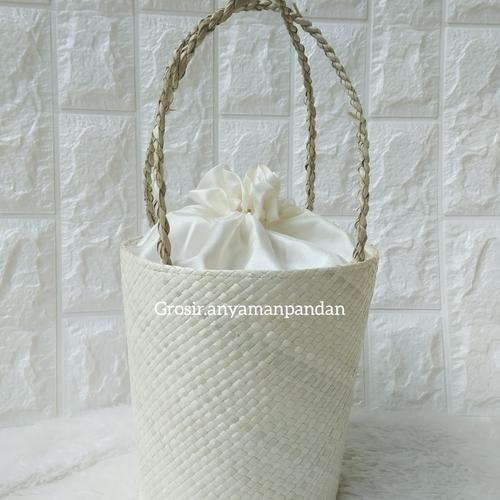 Jual TAS PANDAN PARCEL EMBER / KERANJANG PARCEL ANYAMAN PANDAN - Hijau ...