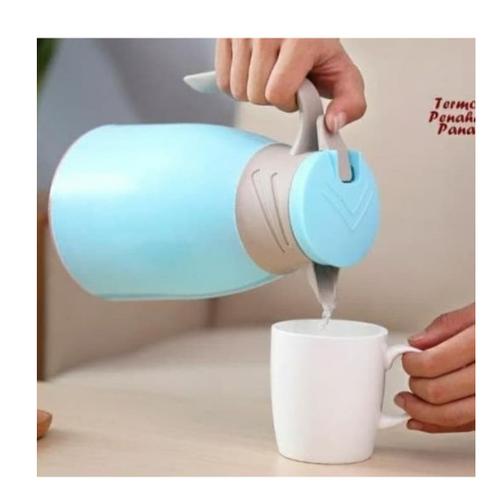 Jual Termos / Teko Plastik Stainless Vacuum penahan panas PINGUIN 1 ...