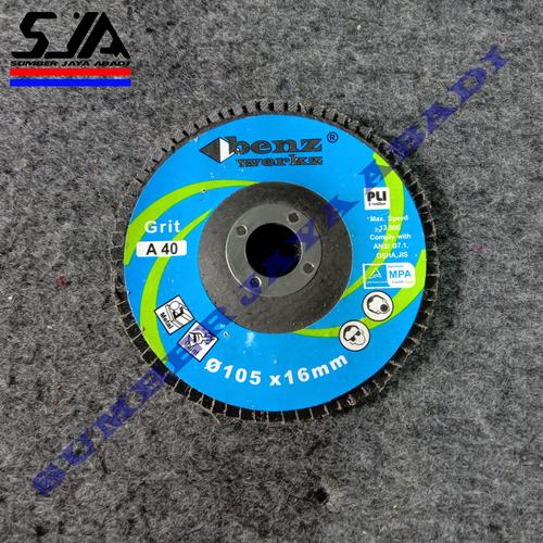 Jual FLAP DISC 4 INCHI G40 BENZ / AMPLAS SUSUN GERINDA - Kota Surabaya ...