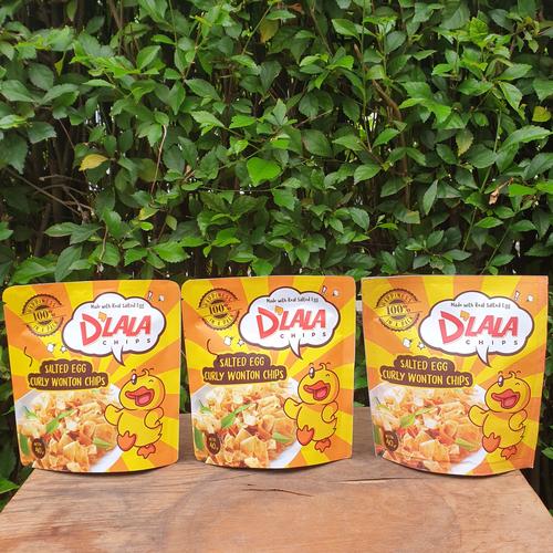 Jual DLALA Salted Egg Curly Wonton Chips Bundle 3 Set - Jakarta Selatan ...
