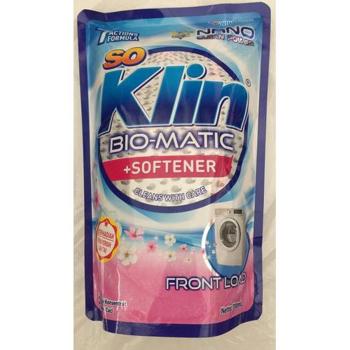 Jual Deterjen Cair Konsentrat Front Load So Klin Bio Matic + Softener ...