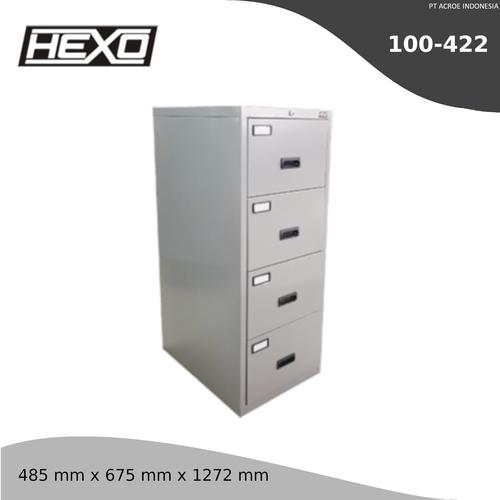 Jual Filing Cabinet Metal Tebal 0.9 mm 4 Drawers HEXO 100-422 - Jakarta ...