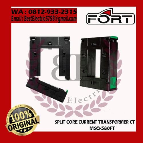Jual SPLIT CORE CURRENT TRANSFORMER CT FORT / 500/5A / 50x80mm / 5,0VA ...