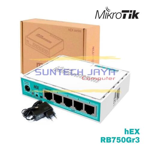 Jual MIKROTIK RB750Gr3 (hEX)/ ROUTER MIKROTIK RB750 GR3 HEX/ RB 750GR3 ...